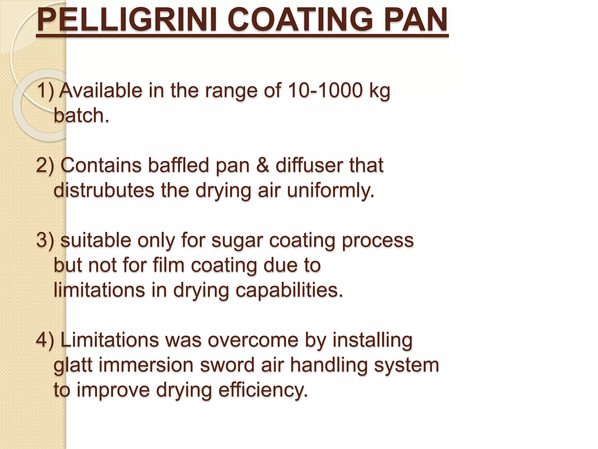 Coating pans | PPTX