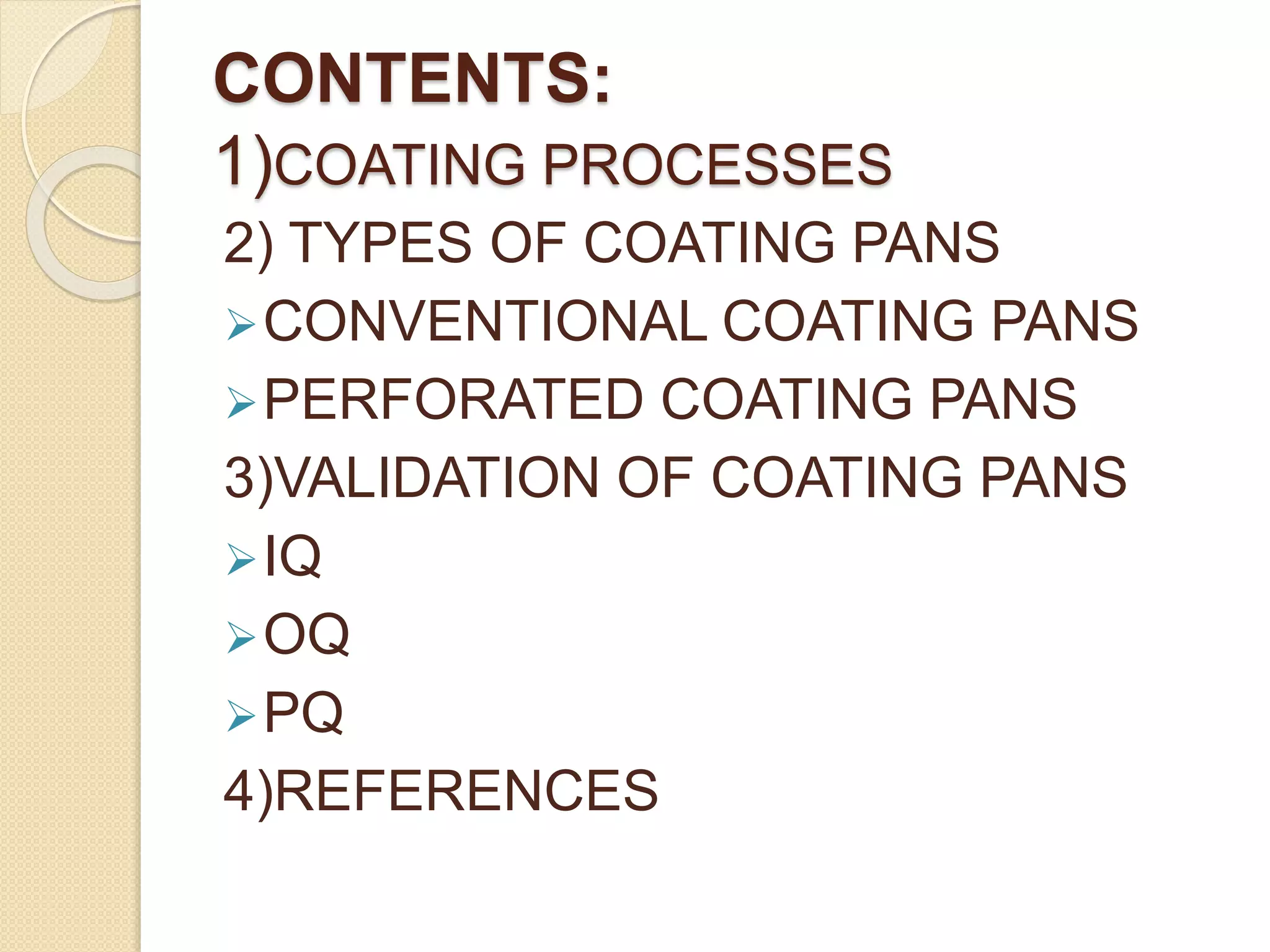 Coating pans | PPTX