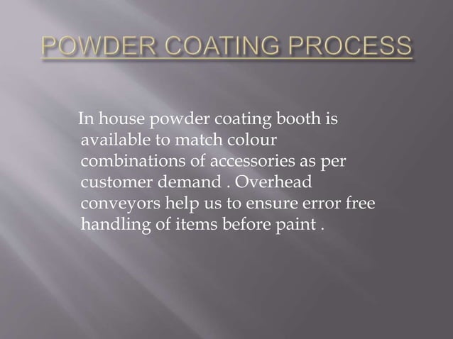 Coating process of a bike || Eastman Industries Ltd. | PPT