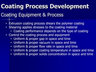 Coating processes | PPTX