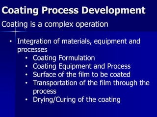 Coating processes | PPTX