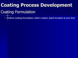 Coating processes | PPTX