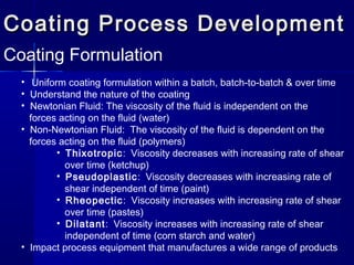 Coating Processes Development | PPT