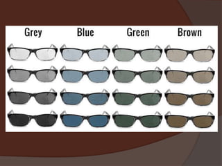 TYPES OF COATINGS APPLIED TO SPECTACLE LENSES | PPTX