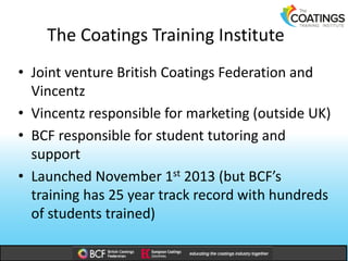 Coatings Training Institute | PPTX