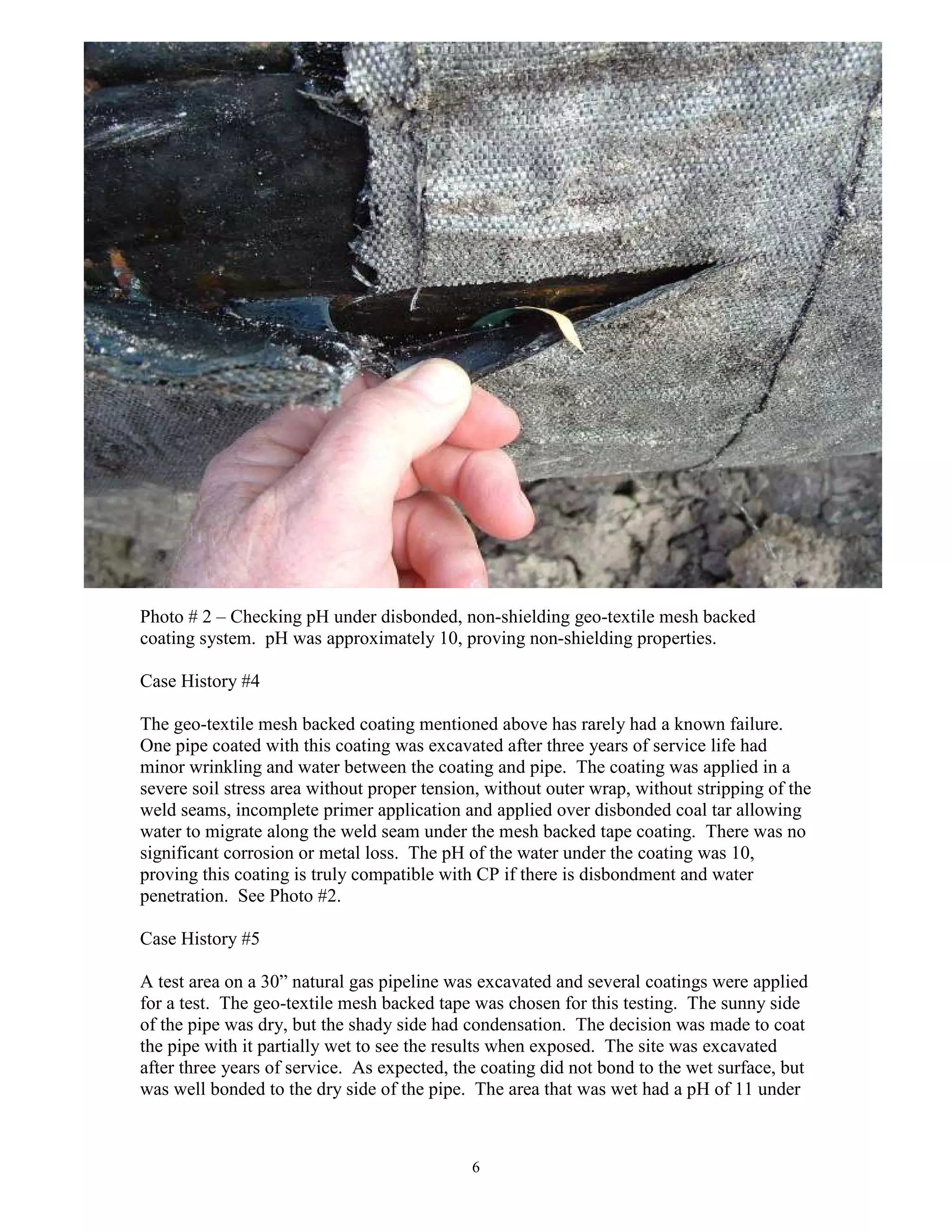 Coatings used in conjuction with cathodic protection –shielding vs non ...