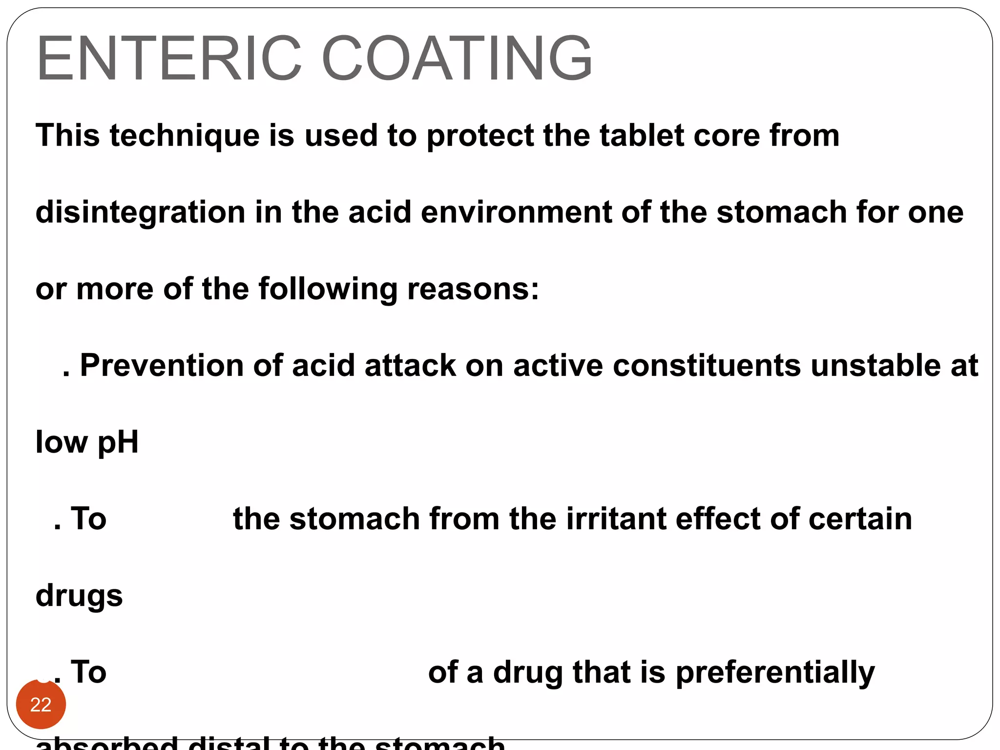 Coating technology in pharmaceuticals | PPTX