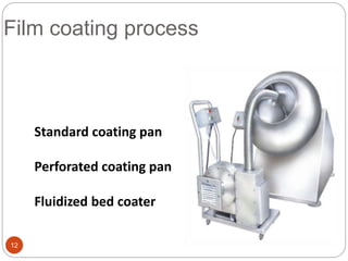 Coating technology in pharmaceuticals | PPTX