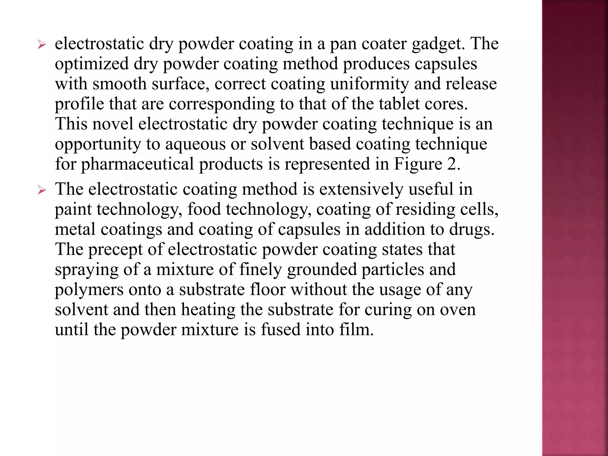 Coating technology m.pharmacy 1st year | PPTX