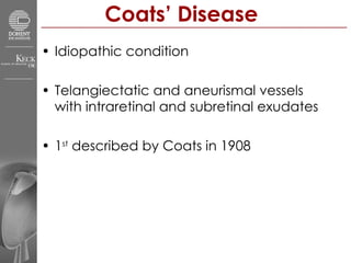 Coats Disease | PPT