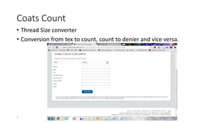 Coats web portal | PPTX