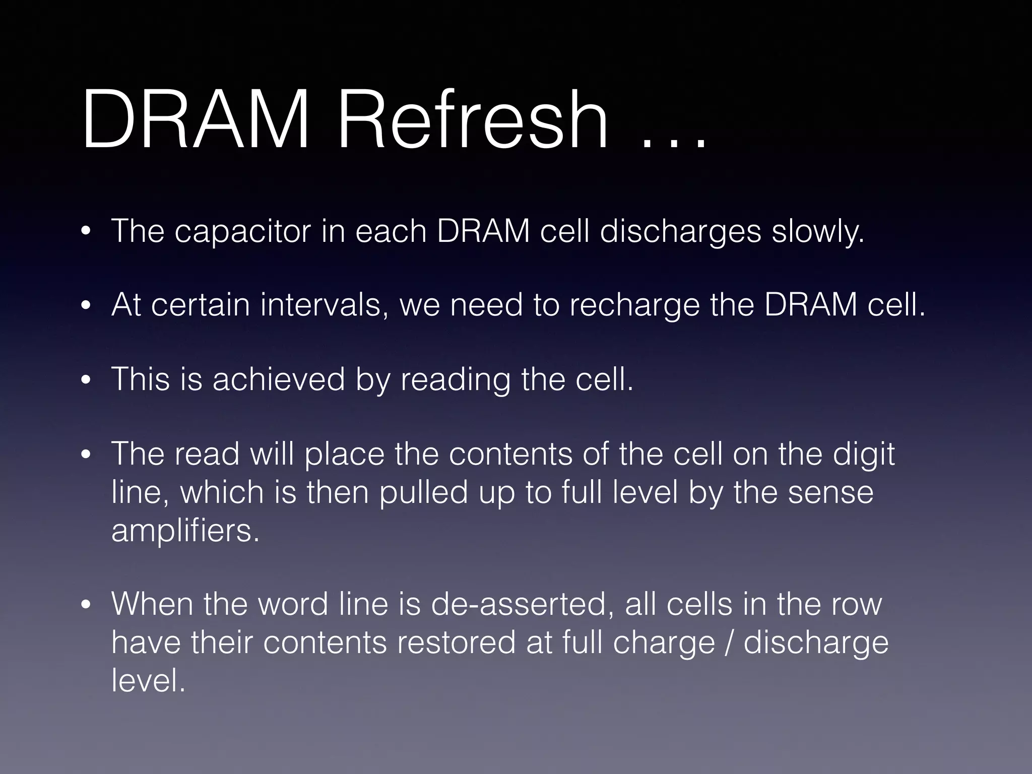 DRAM Cell - Working and Read and Write Operations | PDF
