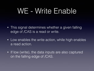 DRAM Cell - Working and Read and Write Operations | PDF