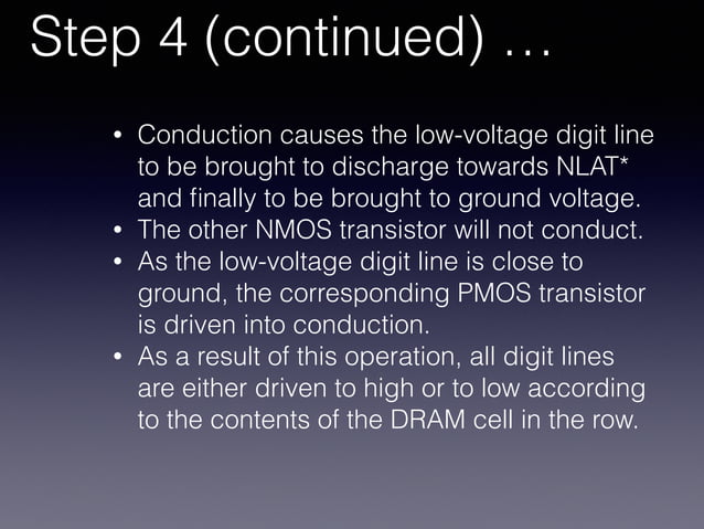 DRAM Cell - Working and Read and Write Operations | PDF
