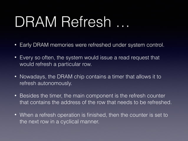 DRAM Cell - Working and Read and Write Operations | PDF