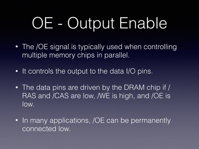 DRAM Cell - Working and Read and Write Operations | PPT