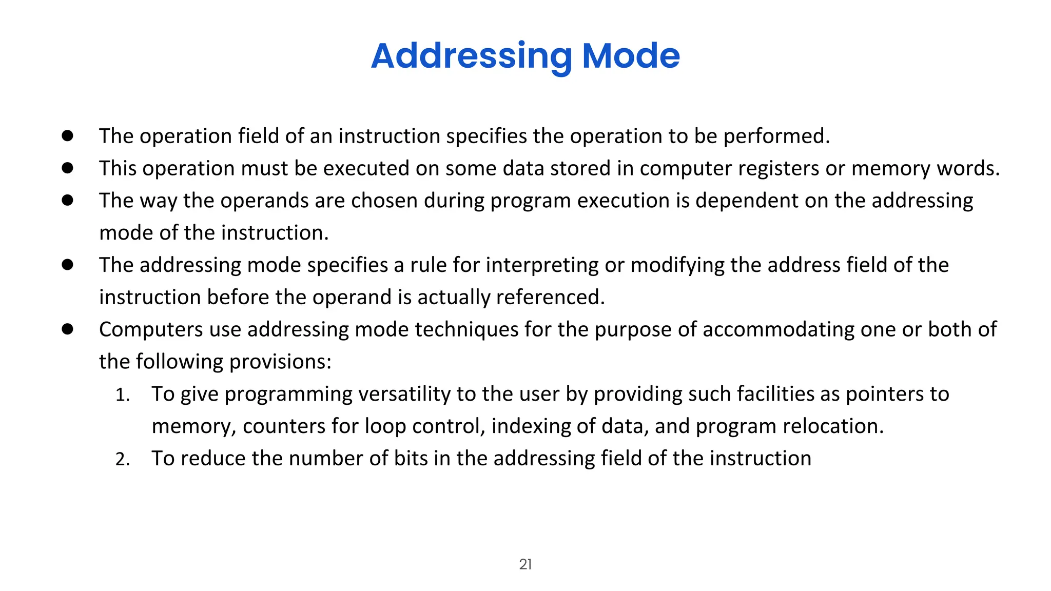 Computer Organisation And Architecture Jntuh 2rd Year 2nd Unit Central Processing Unit And
