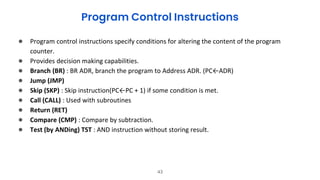 Computer organisation and architecture jntuh 2rd year 2nd unit # central processing unit and ...
