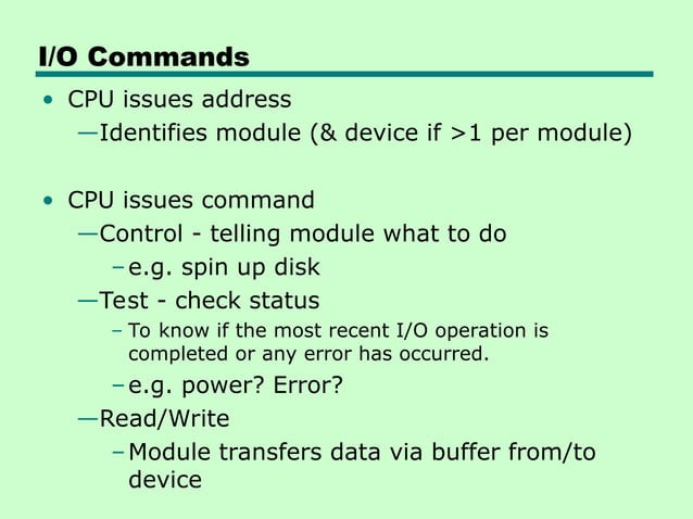 Input Output Organization Of Computer Architecture Ppt Operating 7307