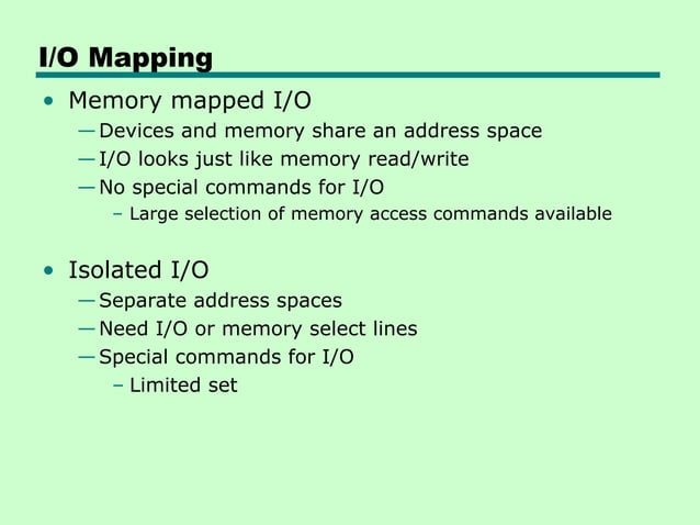 Input Output Organization Of Computer Architecture Ppt Operating 1517