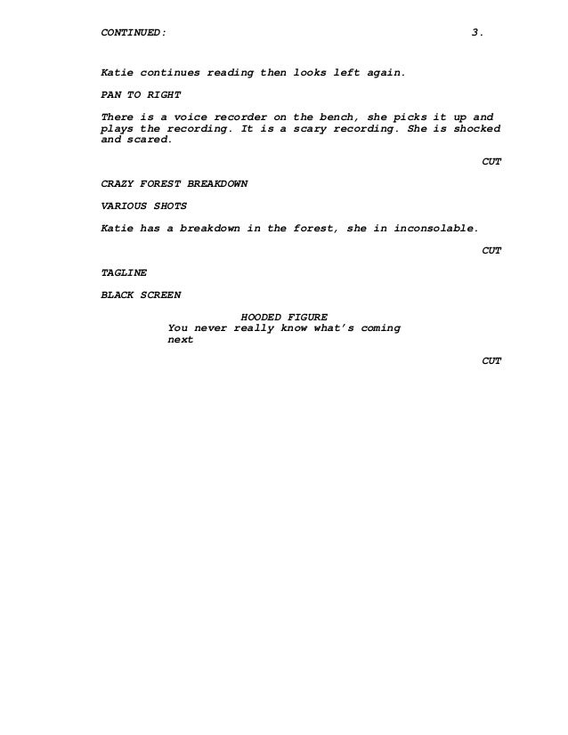Coax - Trailer Script