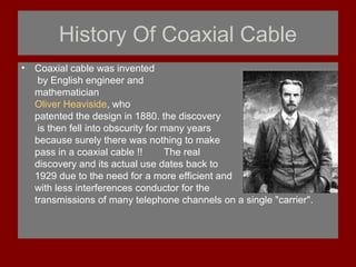 Coaxial cable and its types | PPT