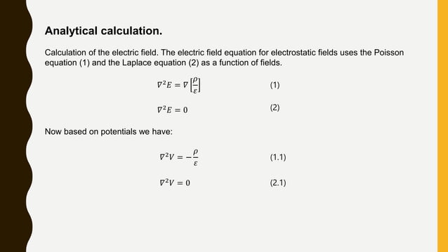 Electrostatic field in a coaxial transmission line | PPTX | Physics | Science