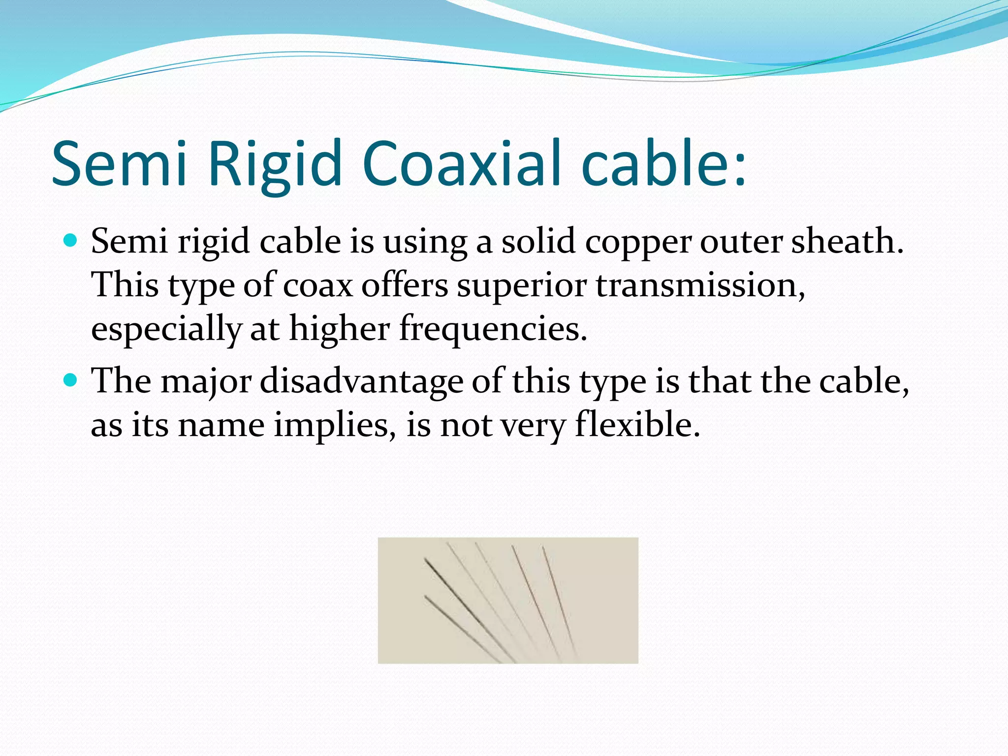 Coaxial Cable | PPTX