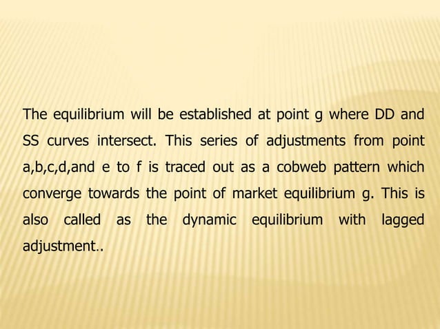 Cob-Web model 11-3-15.pptx | Commodities | Economy