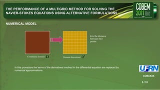 PERFORMANCE OF A MULTIGRID METHOD FOR NAVIER-STOKES | PPT