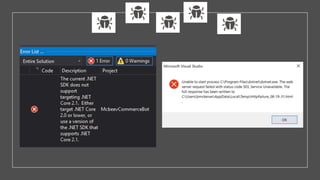 Code on the Beach 2018: Build an E-Commerce Chatbot on Azure Bot Framework v4 | PPTX