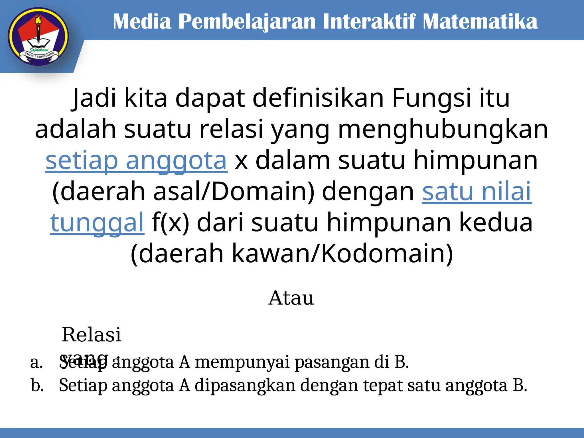 Relasi dan Fungsi Matematika Kelas VIII.pptx