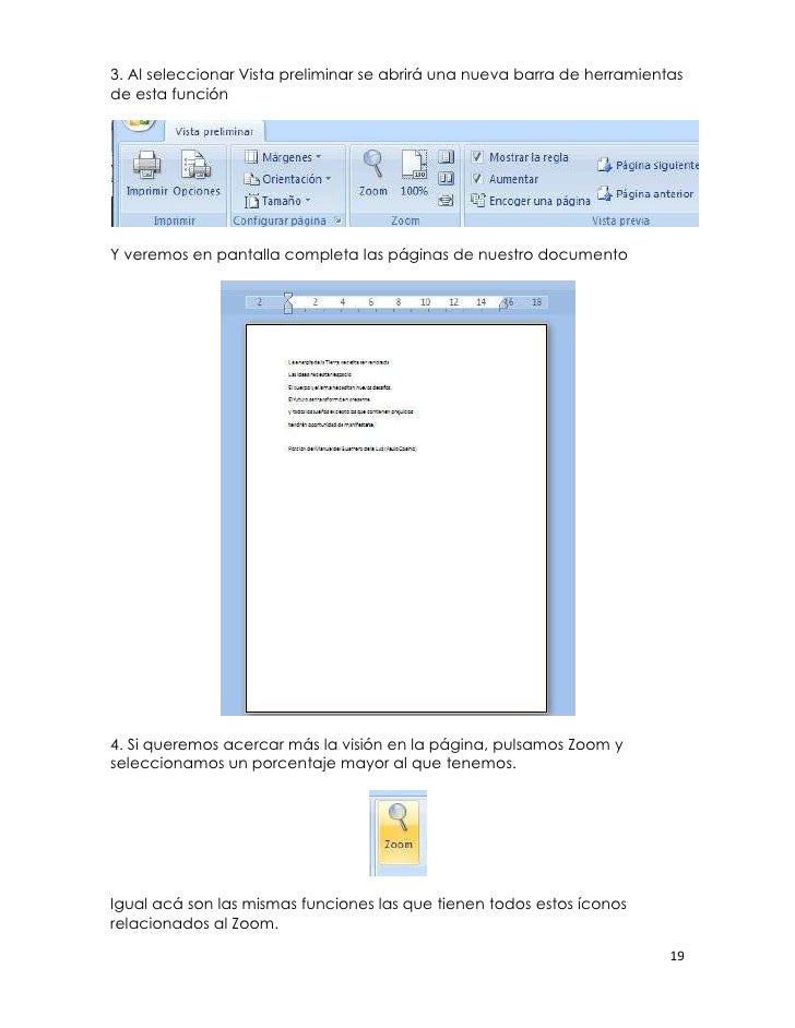 Como Puede Ver Vista Preliminar En Word 2007 - theprogs