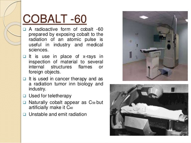 Cobalt 60 ~ Detailed Information | Photos | Videos