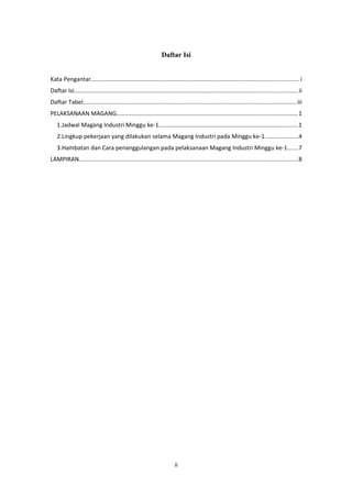 lap mingguan minggu ke 1 | PDF