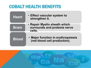Cobalt in Diet | PPTX