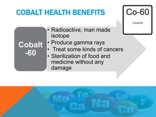 Cobalt in Diet | PPTX