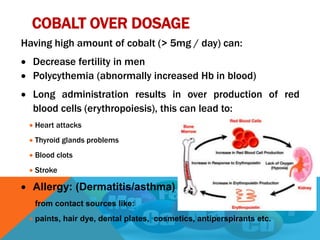 Cobalt in Diet | PPTX