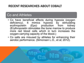 Cobalt in Diet | PPTX