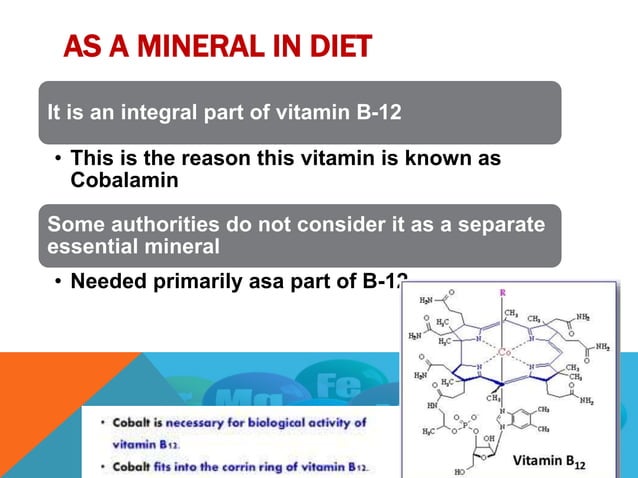 Cobalt in Diet | PPTX | Blood Disorders | Diseases and Conditions