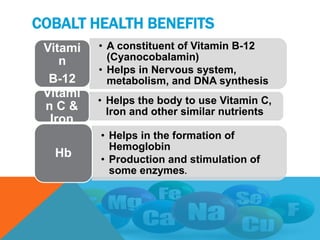 Cobalt in Diet | PPTX