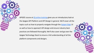 What is APIGEE? What are the benefits of APIGEE? | PPTX