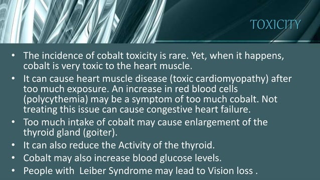 Cobalt Minerals Ppt | PPTX