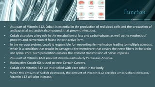 Cobalt Minerals Ppt | PPTX