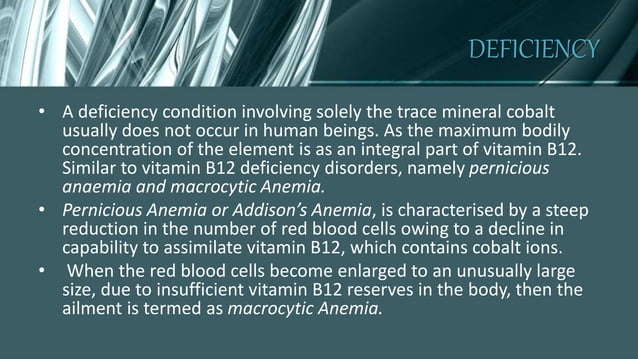 Cobalt Minerals Ppt | PPTX