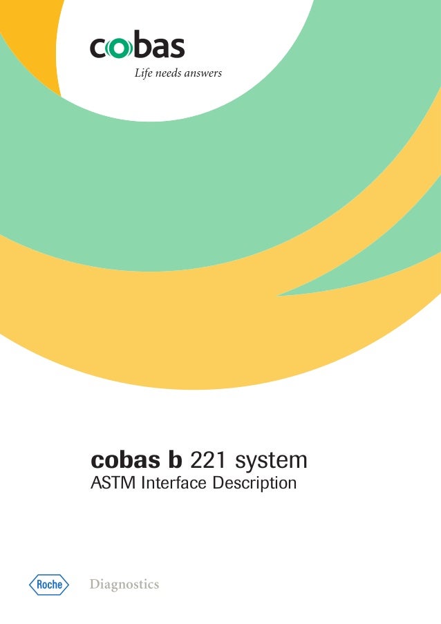 Cobas b 221 system astm rev 5