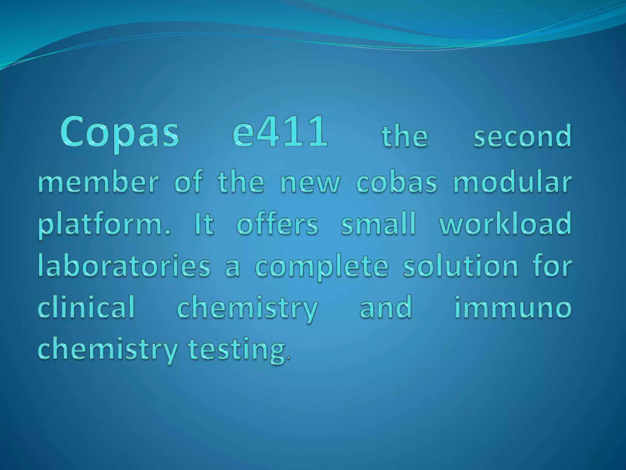 Cobas e 411 a | PPTX