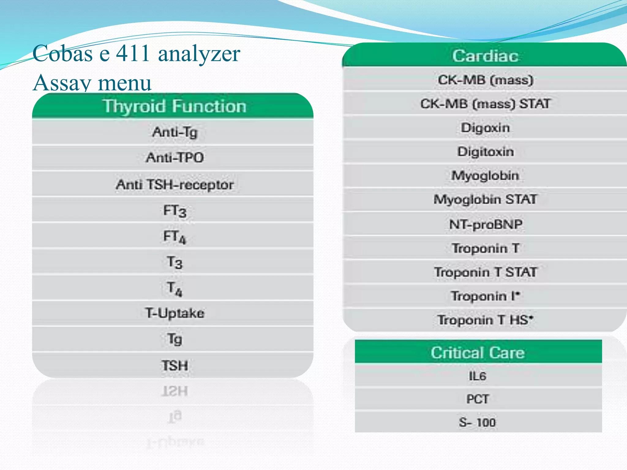 Cobas e 411 a | PPTX