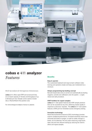 Cobas e 411_en | PDF