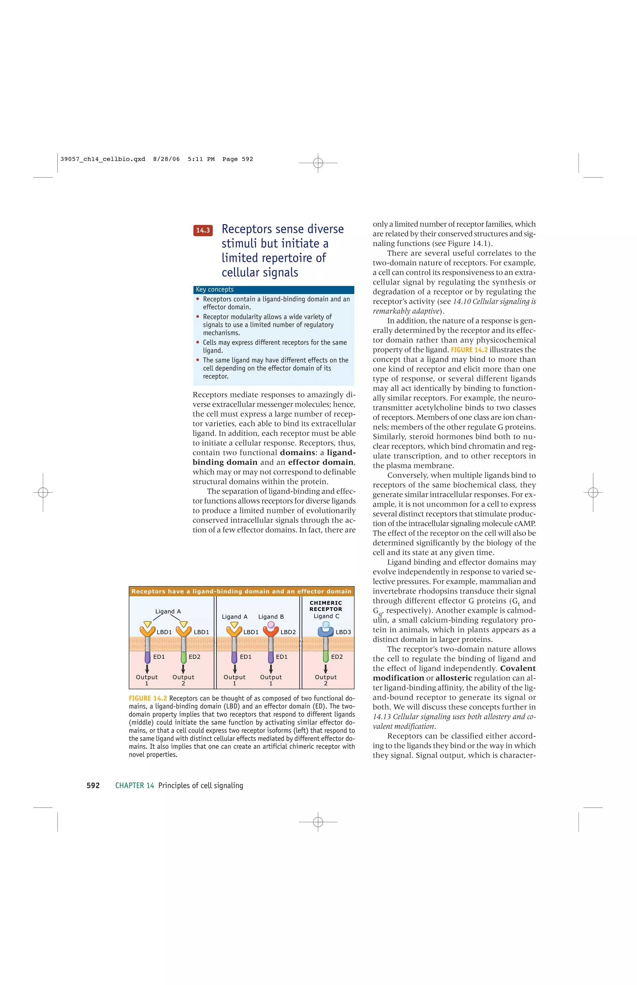 Cobb ross cell signaling chapter | PDF | Chemistry | Science